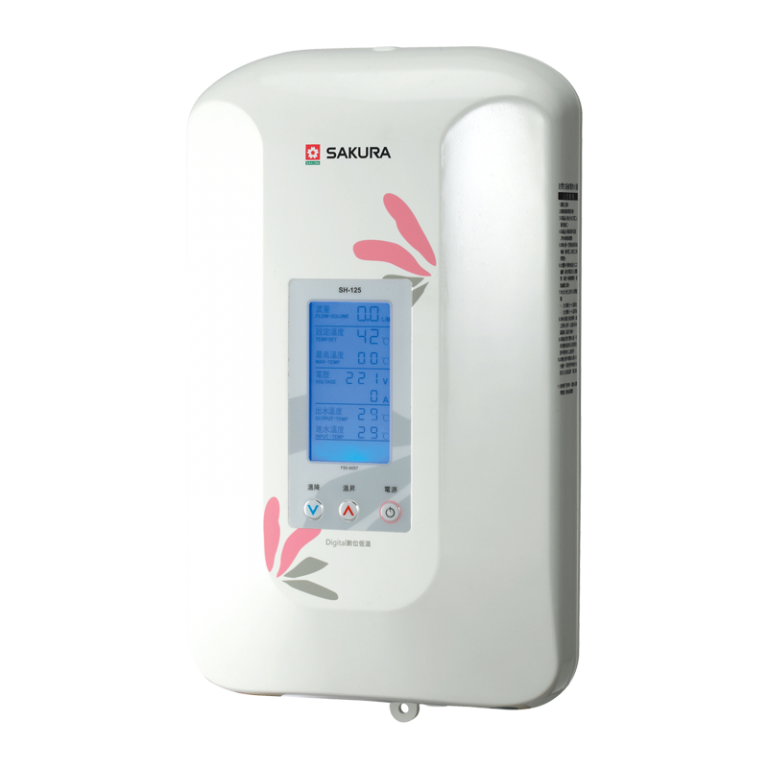 SH-125 數位恆溫電熱水器 - 高雄櫻花牌，林內牌熱水器，日本sunwave廚具、日本Takara standard琺瑯廚具、 07-5567189